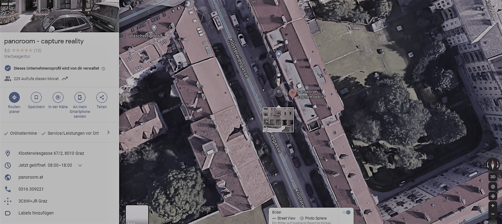 Indoor Street View für Unternehmen — panoroom – we capture reality